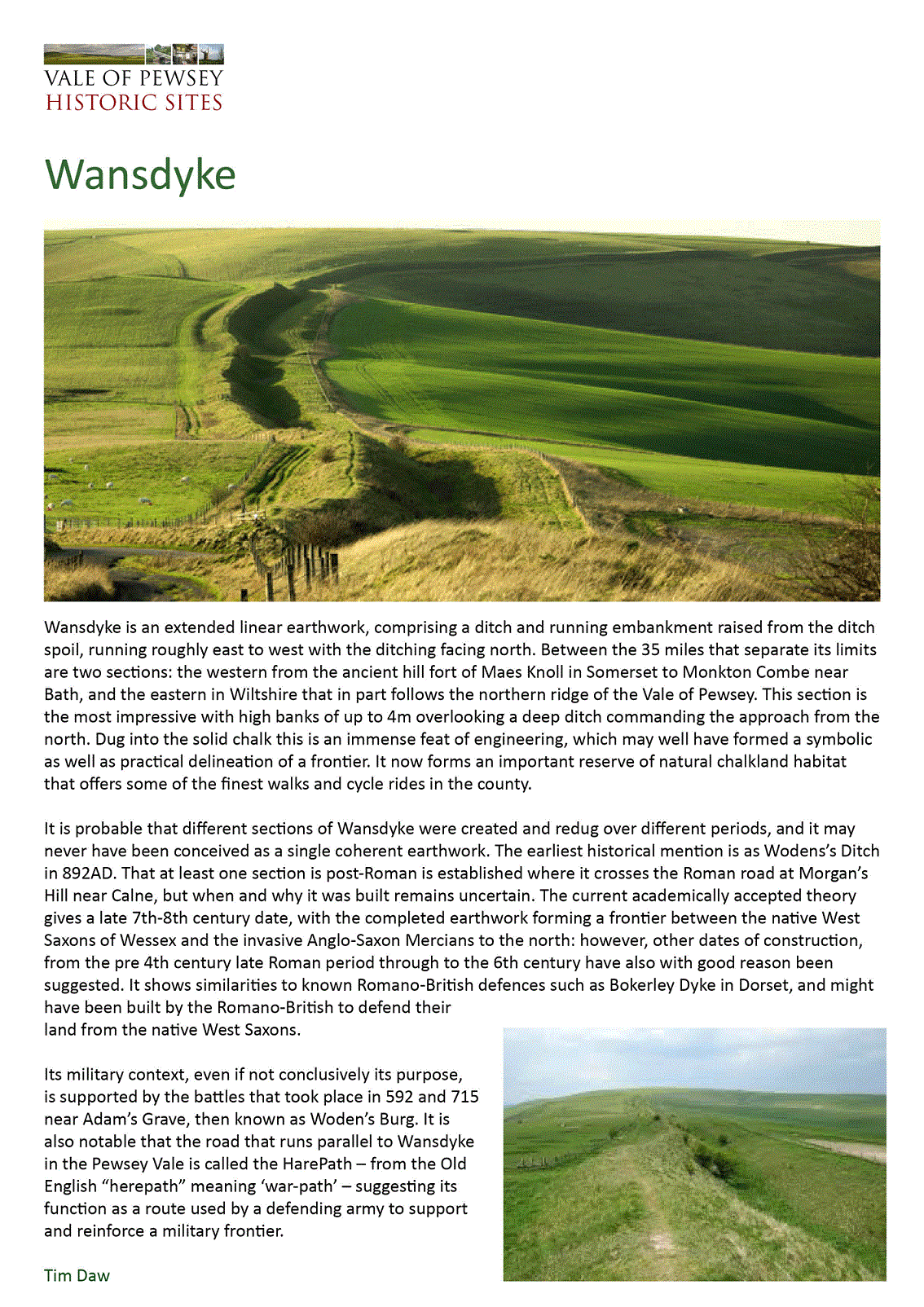Wansdyke - Visit Pewsey Vale